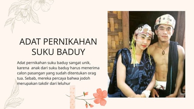 ppt tentang suku baduy.................. | PPTX