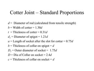 Cotter and Knuckle Joints.ppt