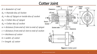 Cotter Joint (1).pdfefwgfbefgcbbvcqfpqFGVF | PDF