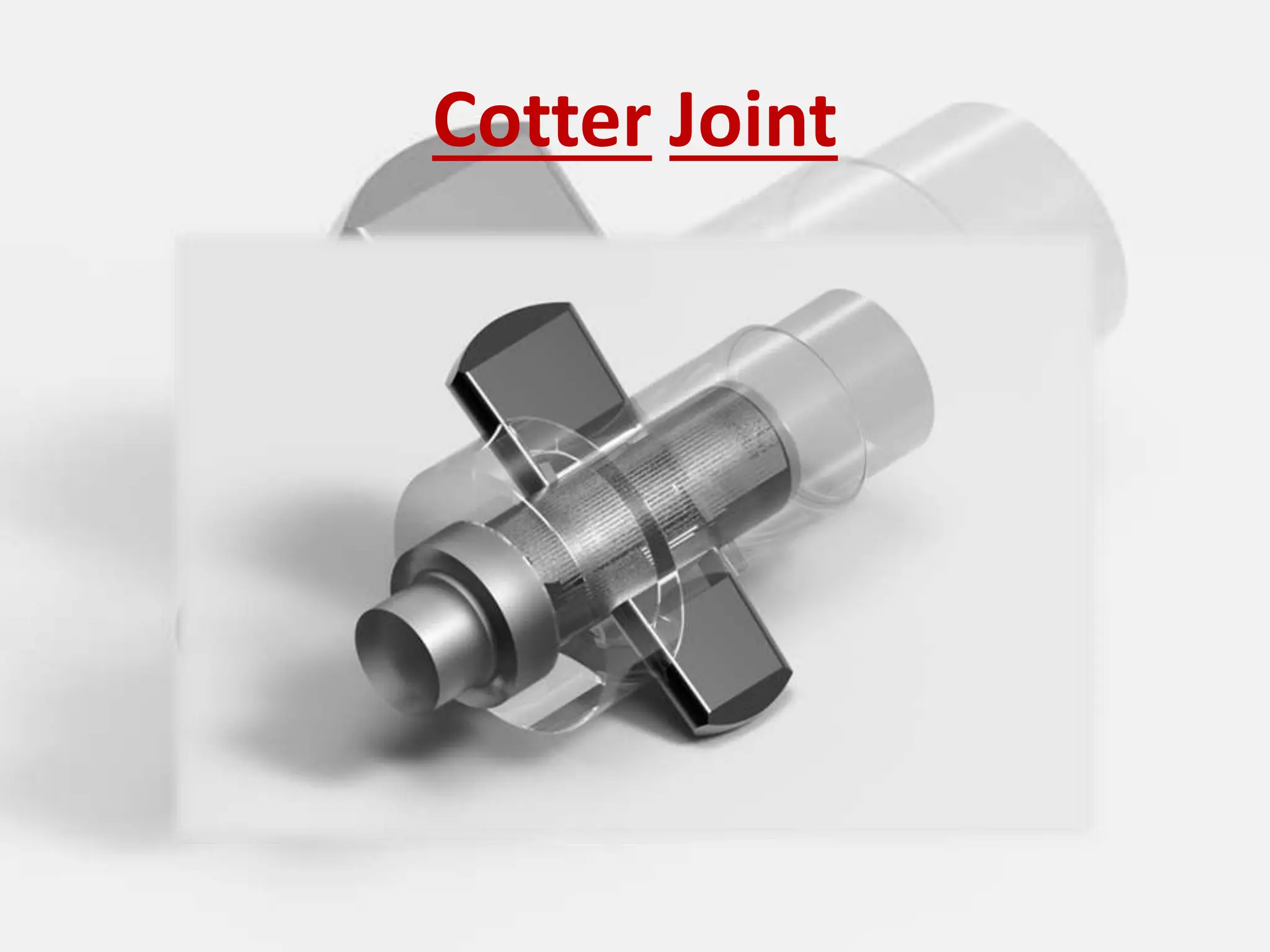 Cotterjointknucklejoint description and working | PPTX