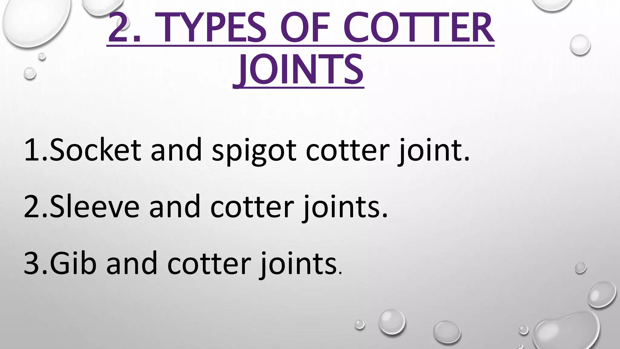 Cotter joints | PPTX