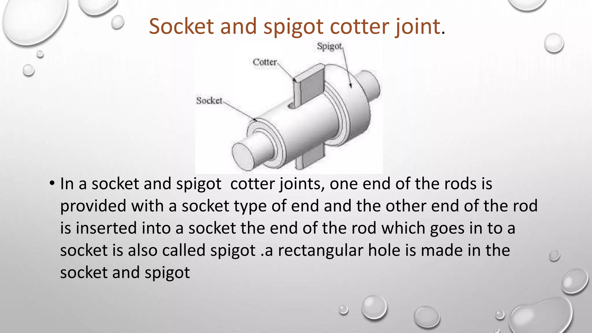 Cotter joints | PPTX