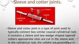 Cotter joints | PPTX