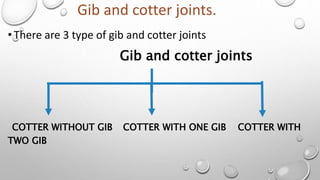 Cotter joints | PPTX