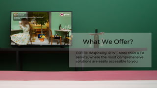 COTT Hotelier IPTV Hotel TV | PPT