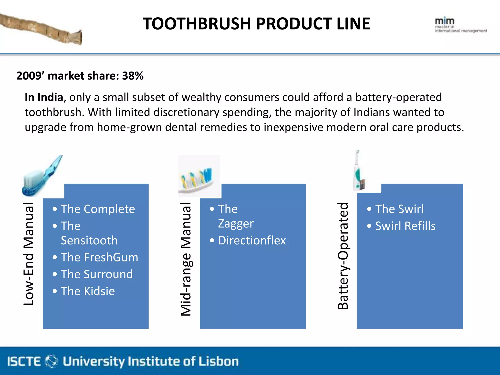 Cottle Taylor:Expanding the Oral Care Group in India | PPTX