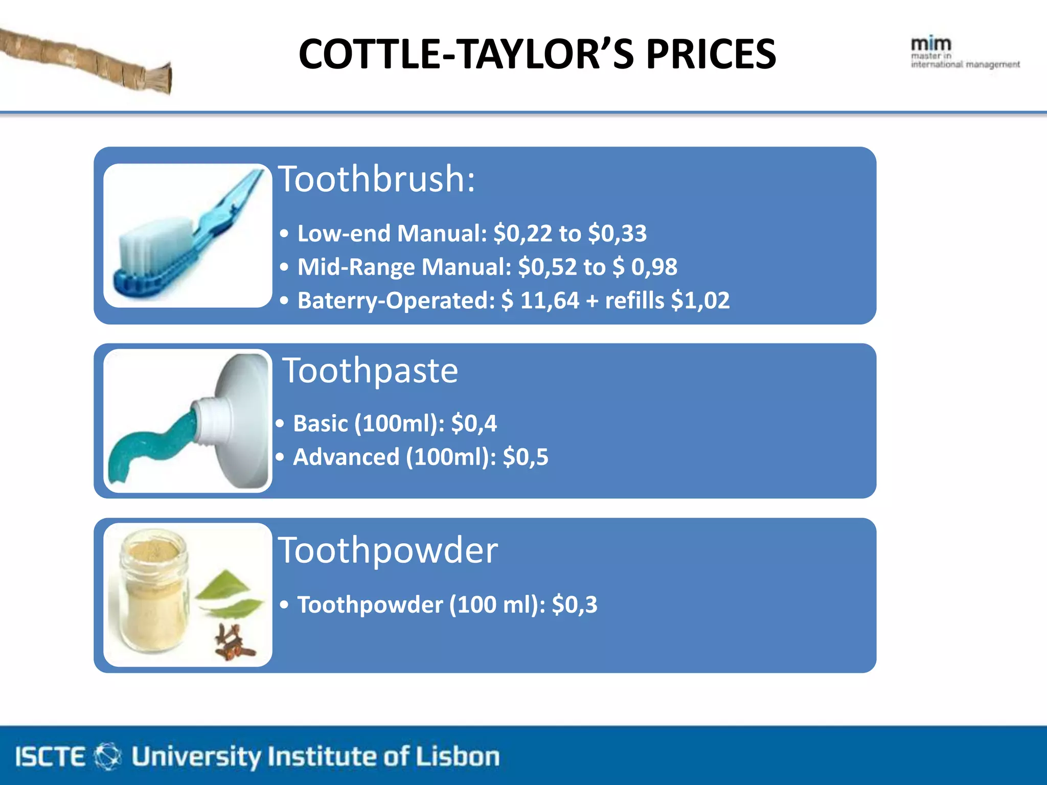 Cottle Taylor:Expanding the Oral Care Group in India | PPTX