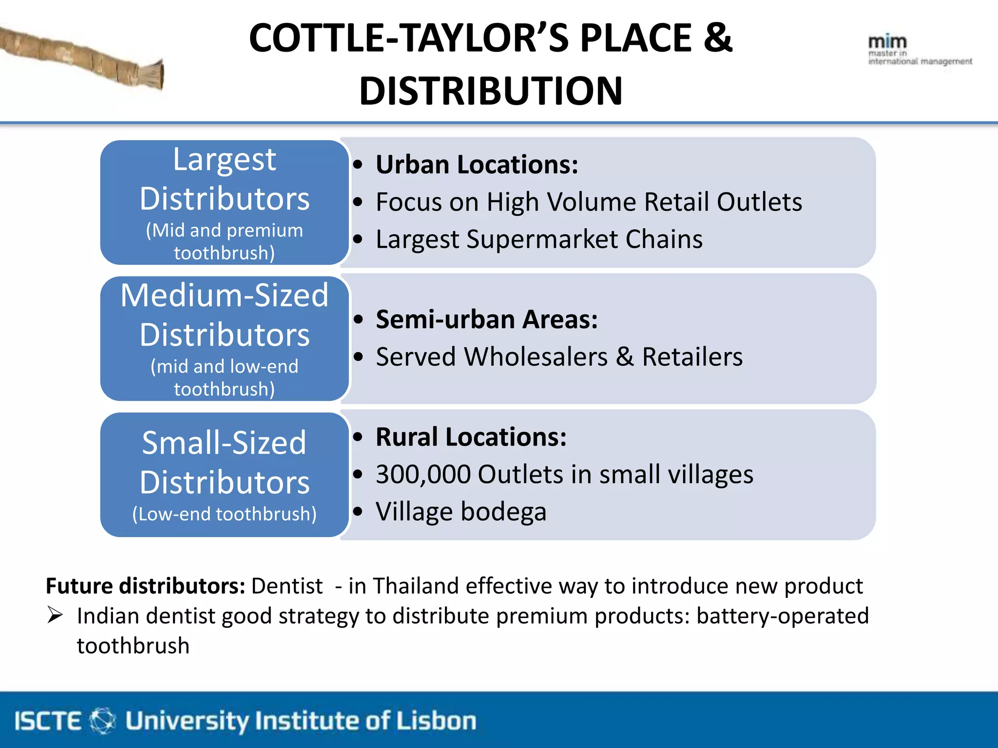 Cottle Taylor:Expanding the Oral Care Group in India | PPTX