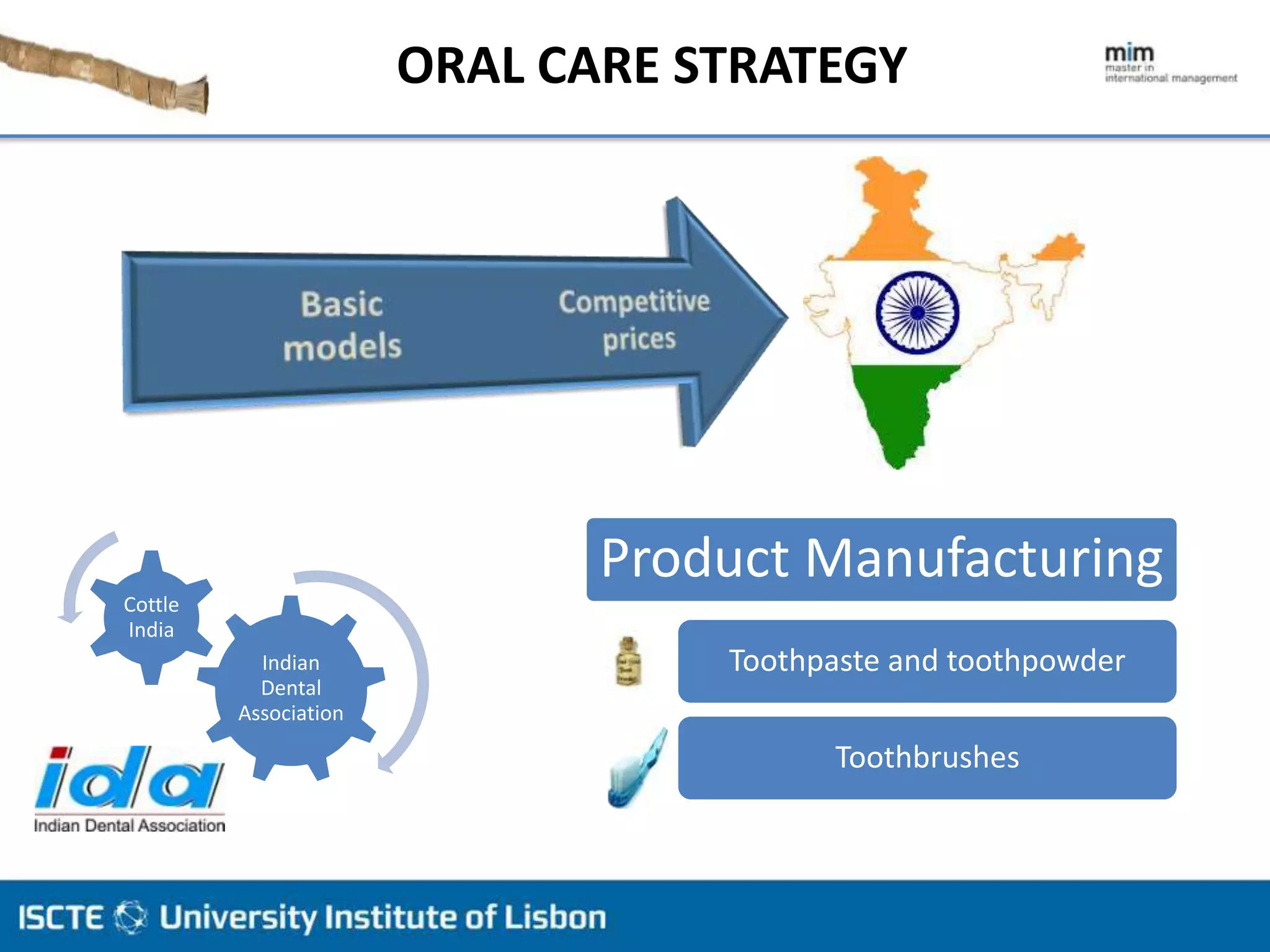 Cottle Taylor:Expanding the Oral Care Group in India | PPTX