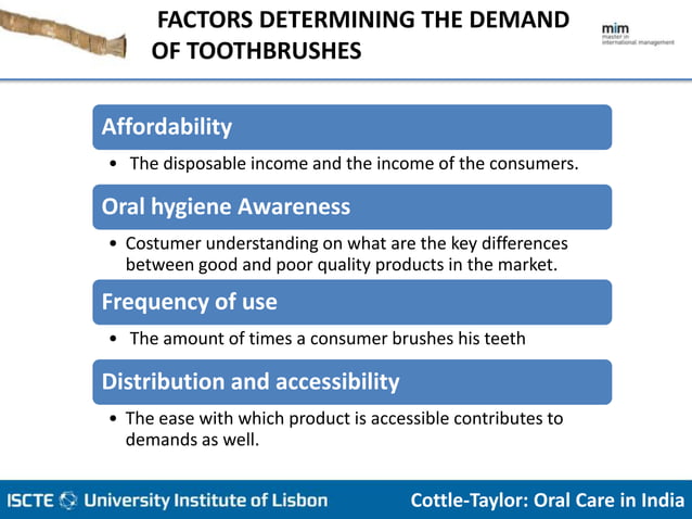 Cottle Taylor:Expanding the Oral Care Group in India | PPTX