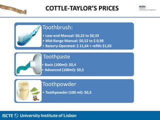 Cottle Taylor:Expanding the Oral Care Group in India | PPTX