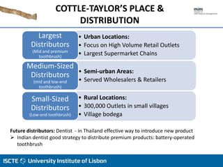 Cottle Taylor:Expanding the Oral Care Group in India | PPTX