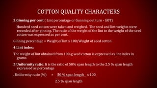 Cotton fibre | PPTX
