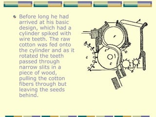 Cotton gin and interchangeable parts | PPTX
