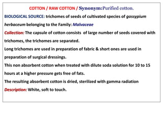 COTTON HEMP JUTE | PPTX