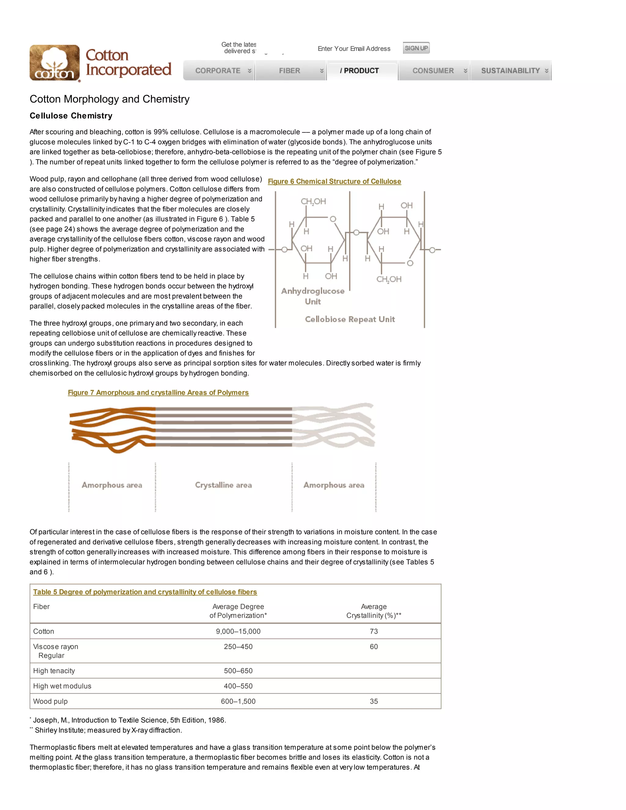 Cotton morphology | PDF
