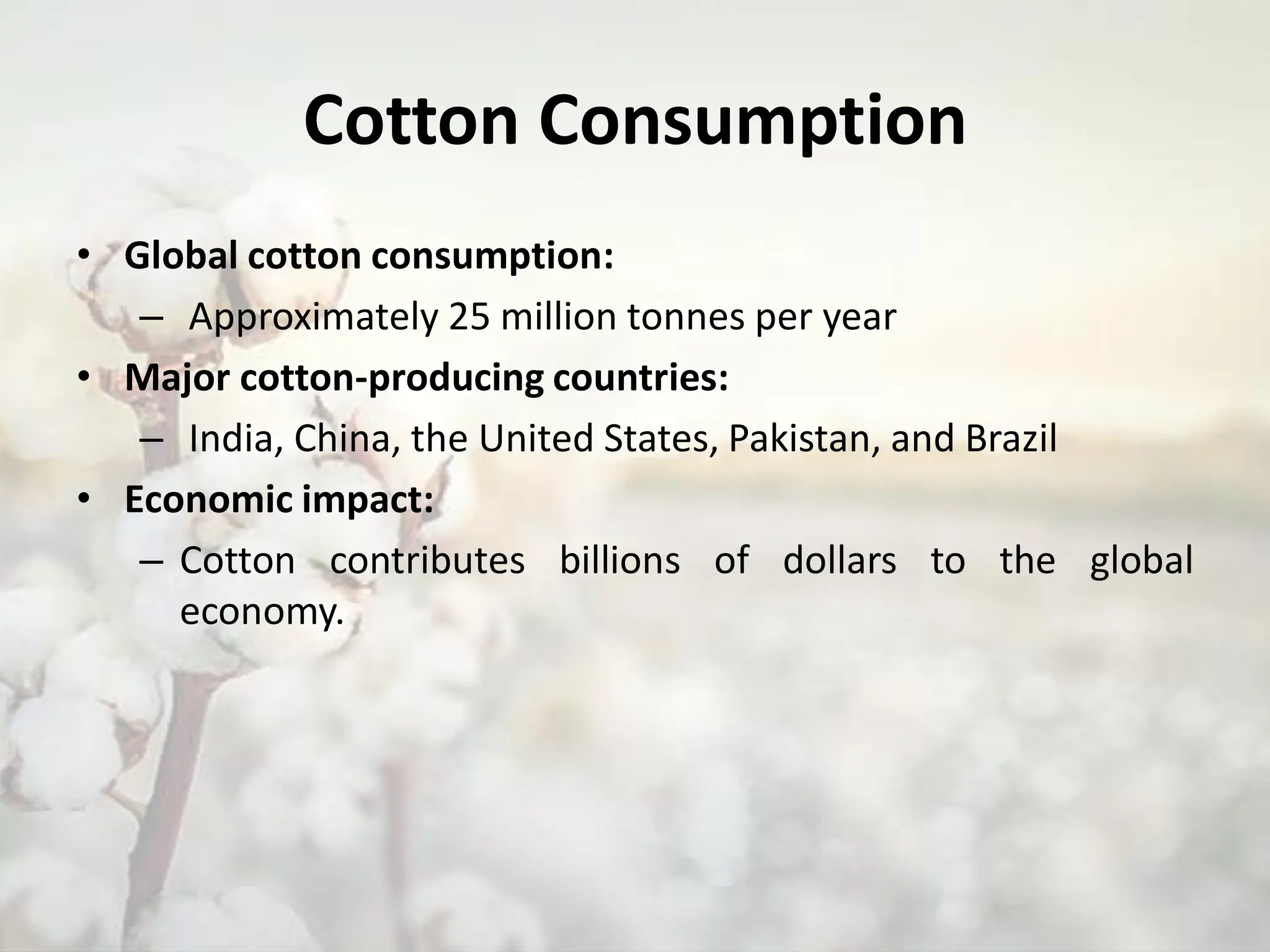 Cotton Presentation.pdf and discussion complete | PDF