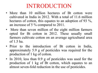 Cotton seed production | PPTX