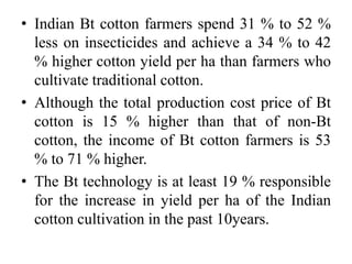 Cotton seed production | PPTX