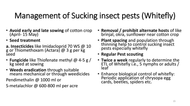 Cotton sucking Insect pests and Integrated management.pdf