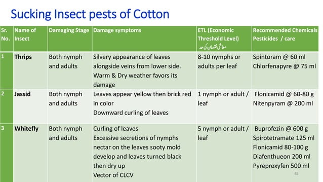 Cotton sucking Insect pests and Integrated management.pdf