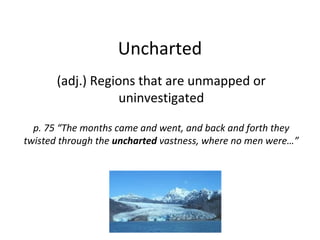 Call of the Wild, chapter 7 | PPT