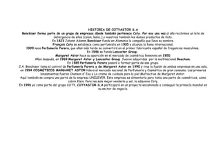 Coty Astor 2 Presentacio | PPT