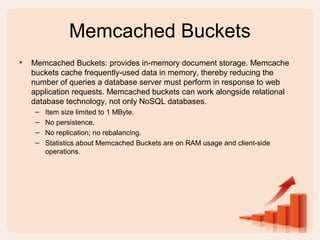 CouchBase The Complete NoSql Solution for Big Data | PPT