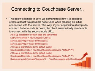 CouchBase The Complete NoSql Solution for Big Data | PPT