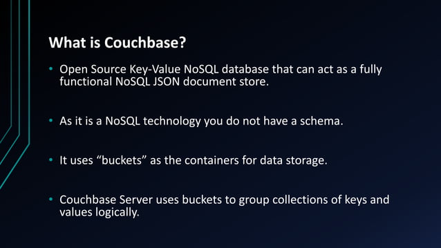 Couchbase | PPTX