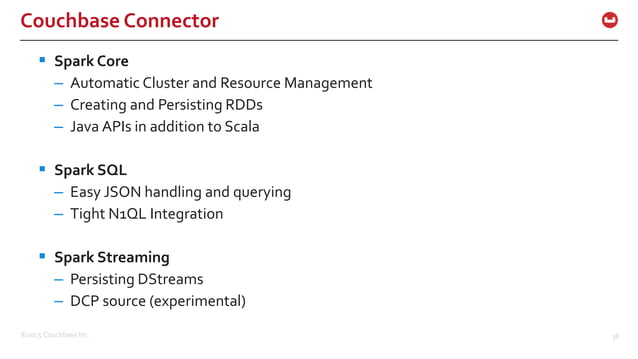 Couchbase and Apache Spark | PPT