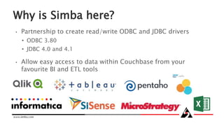 BI, Integration, and Apps on Couchbase using Simba ODBC and JDBC | PPT