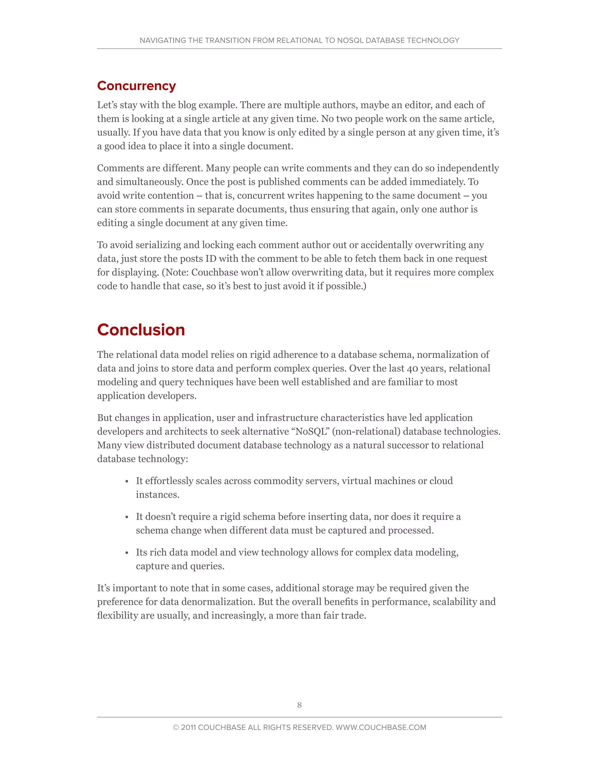 Why Nosql A Primer On Managing The Transition From Rdbms To Nosql Pdf 5222