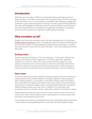 Why NoSQL? A primer on Managing the Transition from RDBMS to NoSQL | PDF