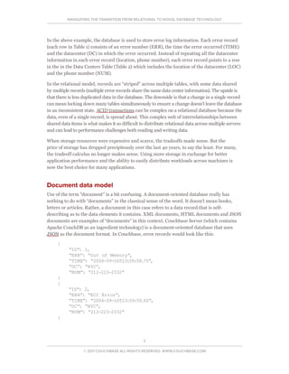 Why NoSQL? A primer on Managing the Transition from RDBMS to NoSQL | PDF