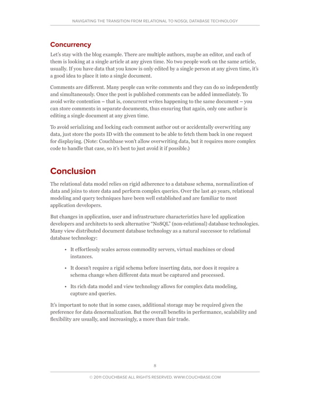 Why NoSQL? A primer on Managing the Transition from RDBMS to NoSQL | PDF