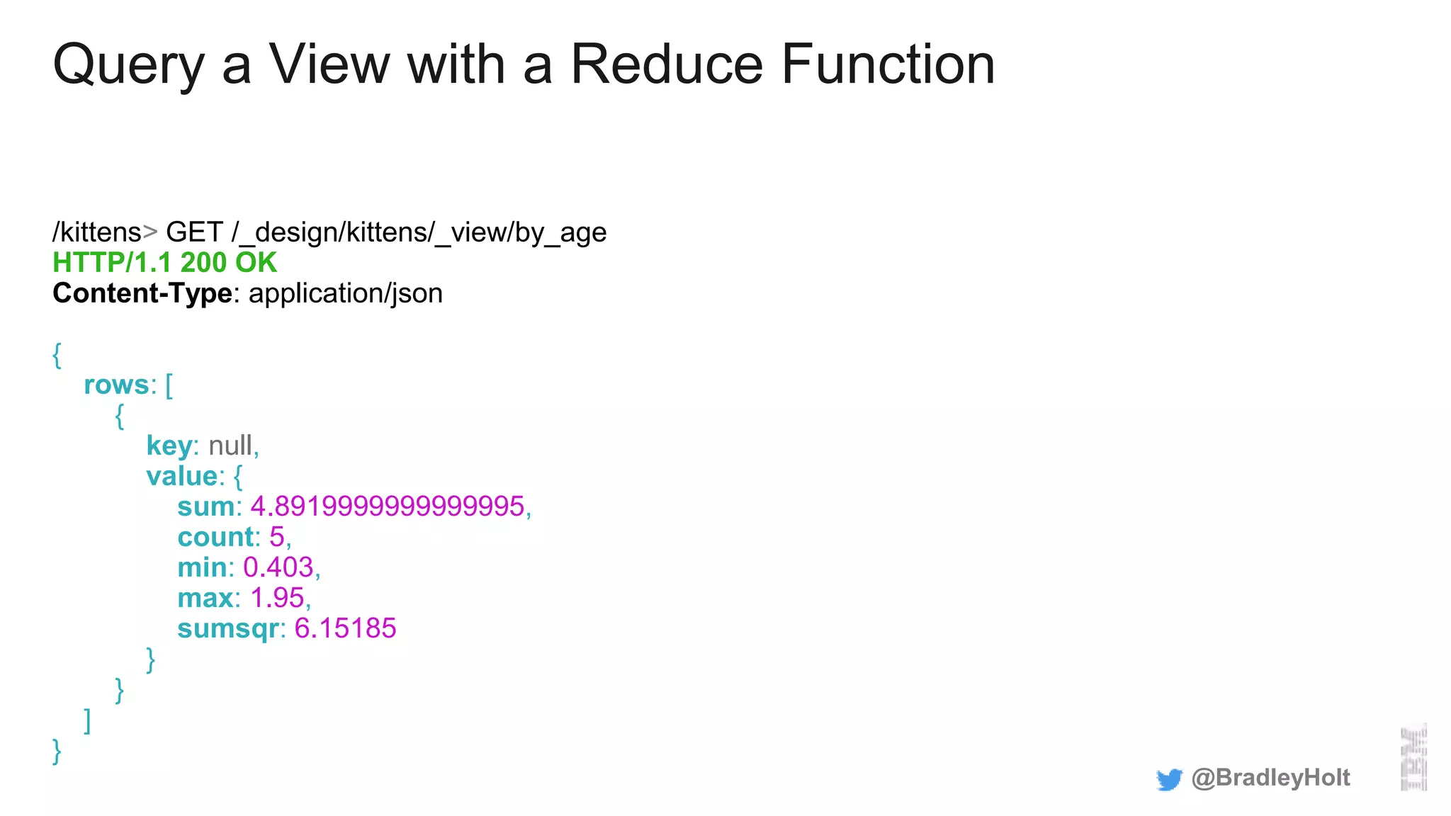 CouchDB Day NYC 2017: MapReduce Views | PPT