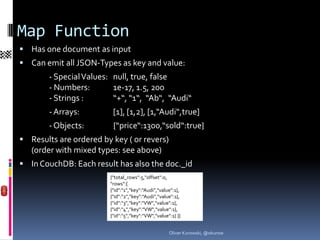 CouchDB Map/Reduce | PPT