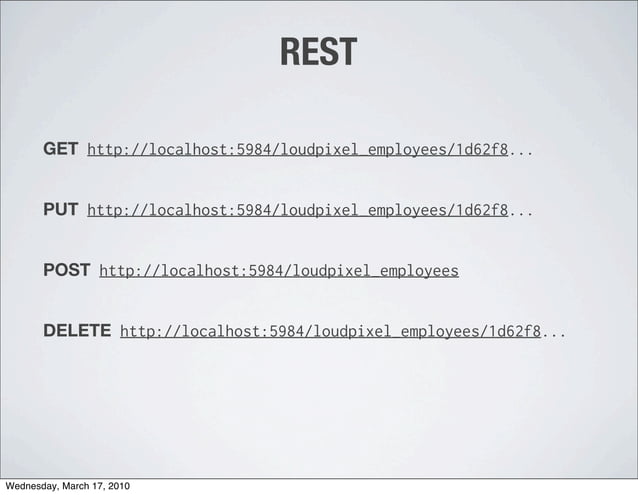 Document-Oriented Databases: Couchdb Primer | PPT Document-Oriented Databases: Couchdb Primer | PPT