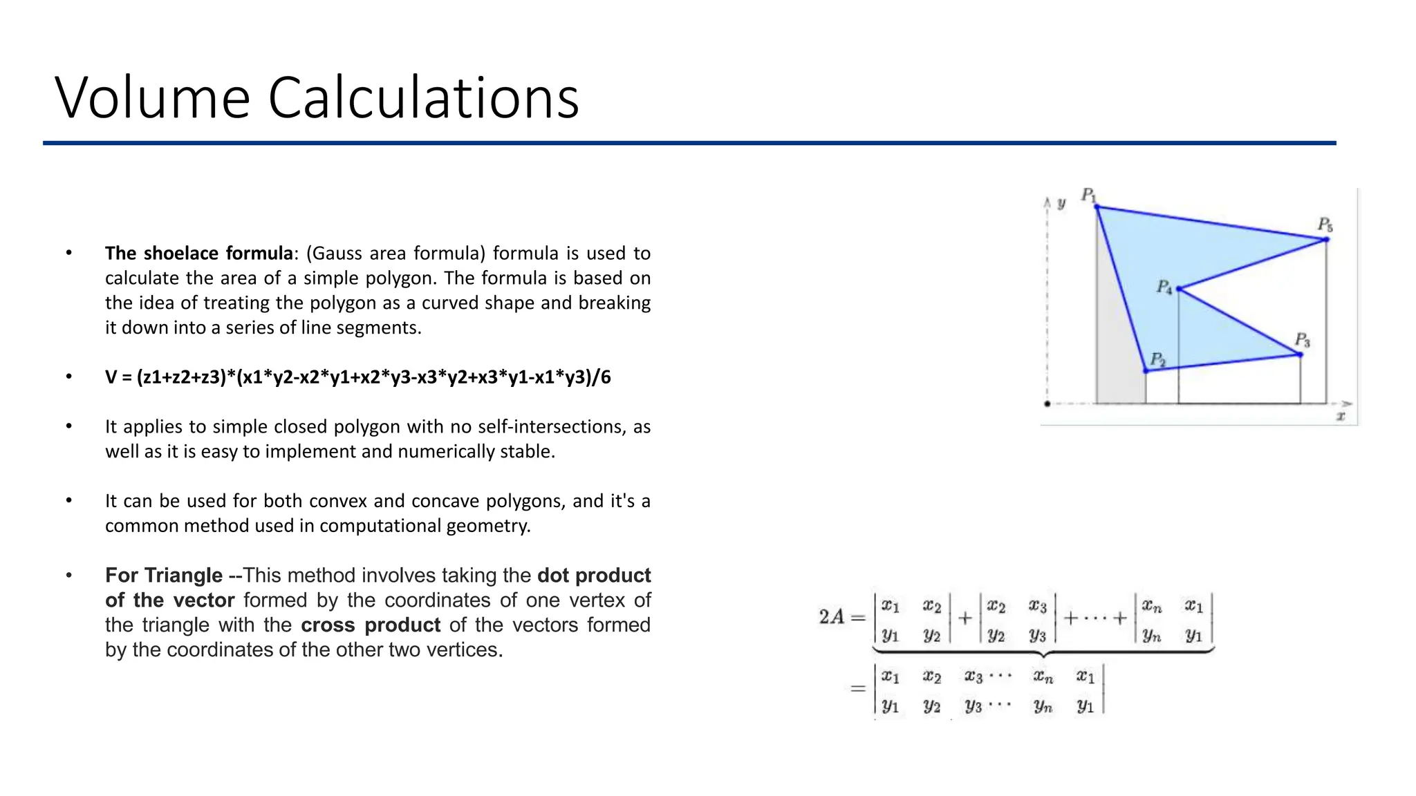 Lidar Volume Calculation Mathematically From Point Cloud Data Pptx 3 D Graphics Computer