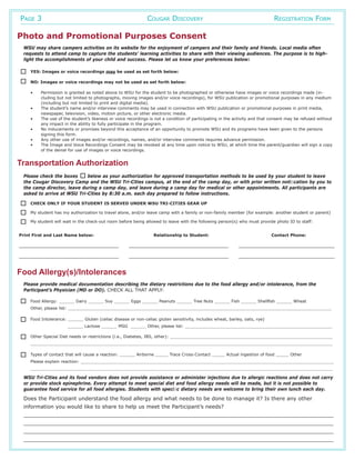 Cougar discovery-student-information-packet | PDF