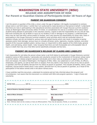 Cougar discovery-student-information-packet | PDF