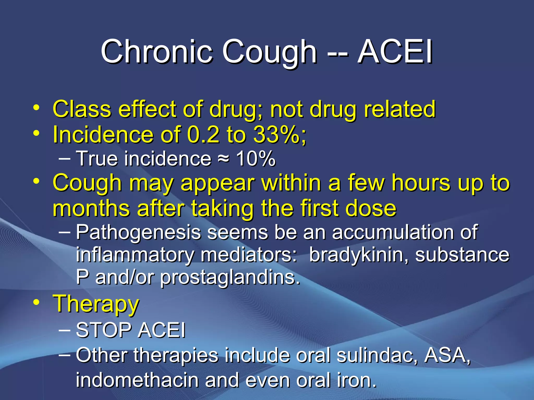 Cough | PPT | Ear, Nose and Throat Conditions | Diseases and Conditions