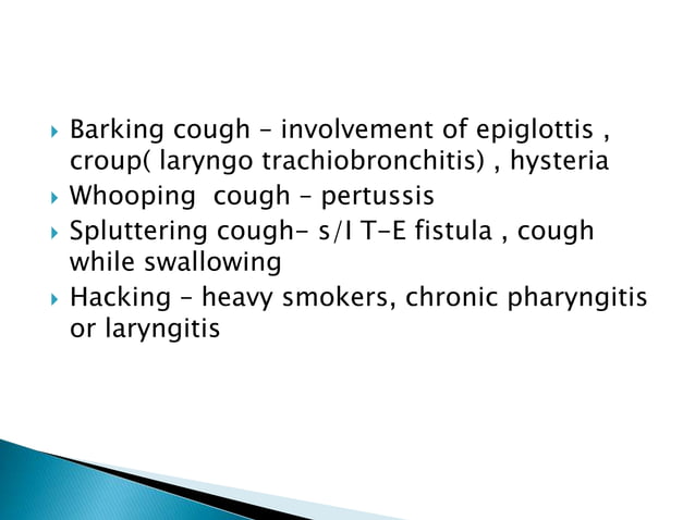 Cough | PPTX