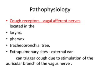 APPROACH TO COUGH IN CHILDREN PRESENTATION | PPTX