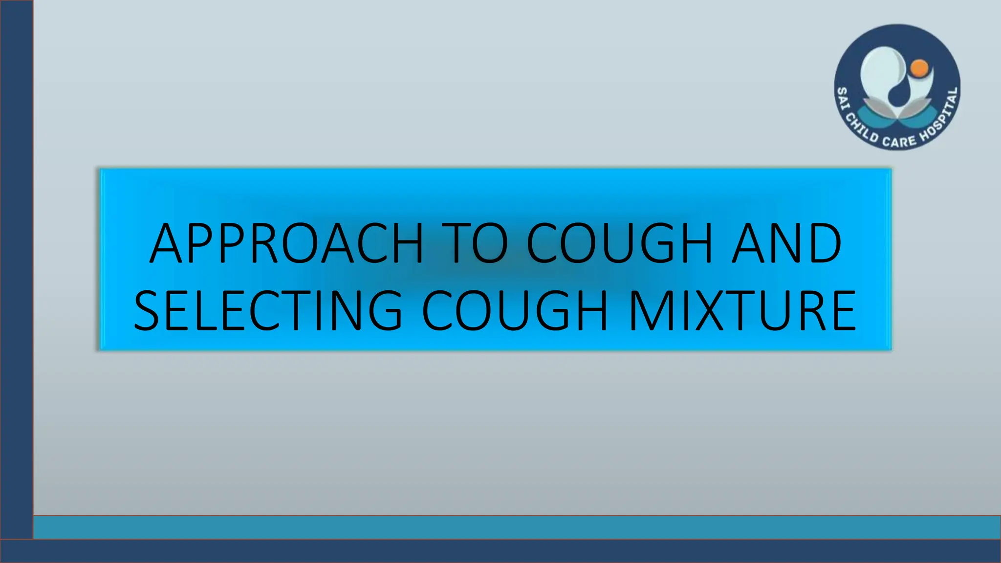 COUGH AND COUGH ADMIXTURE, CAUSE OF COUGH | PPT