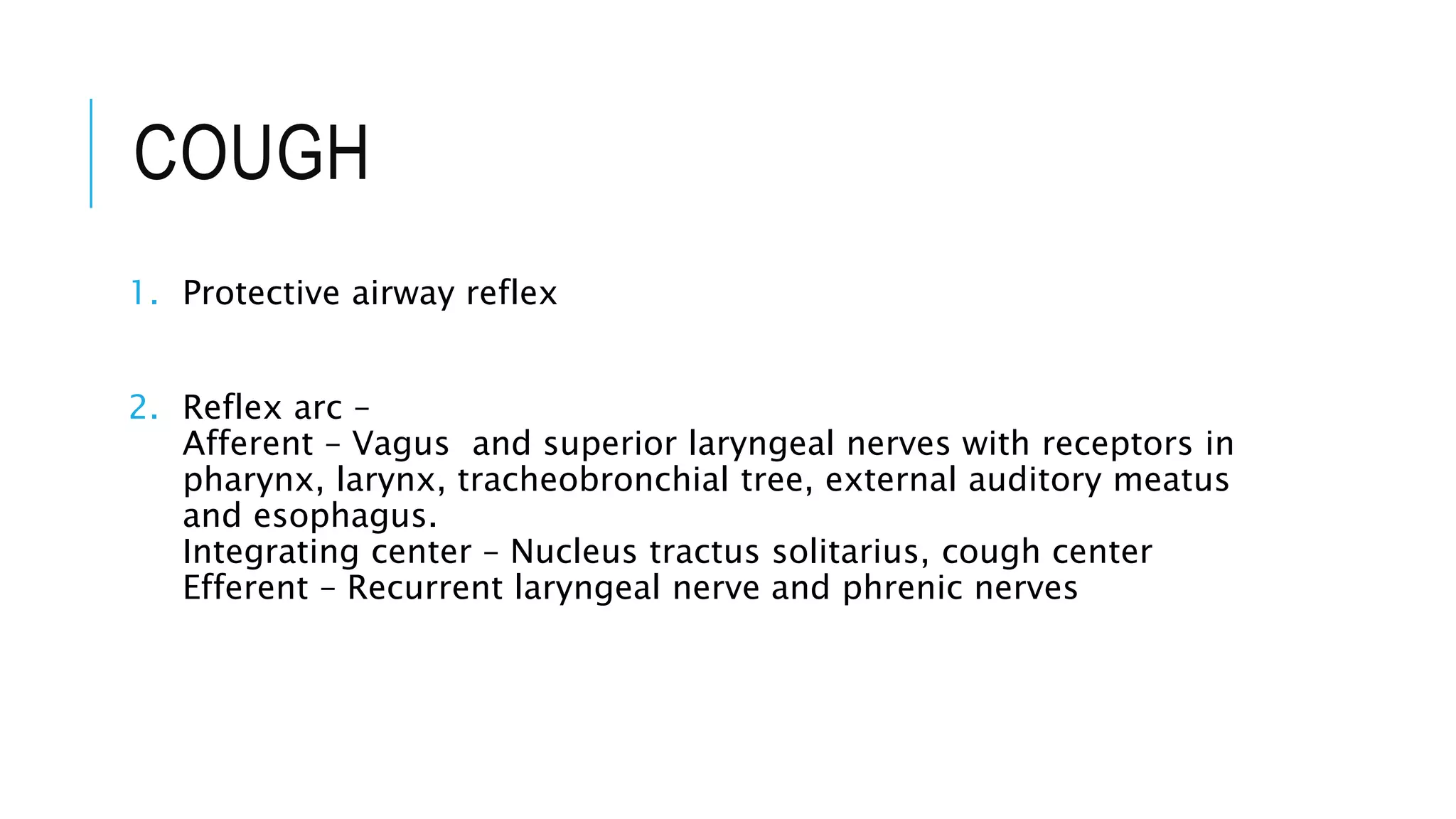 Approach to Cough And Hemoptysis (Medicine) | PPTX