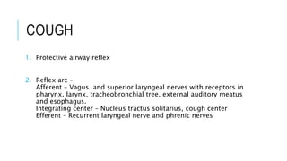 Approach to Cough And Hemoptysis (Medicine) | PPTX