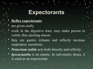 Cough and its pharmacotherapy.pptx in health | PPT