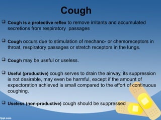 Cough prepared by dr .............. Sumera- | PPTX